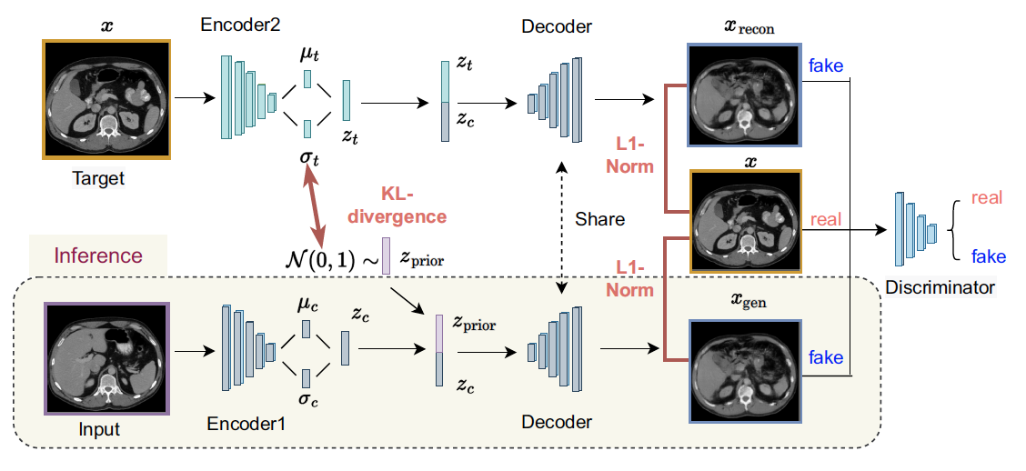 Deep Conditional Generative Model For Longitudinal Single Slice Abdominal Computed Tomography